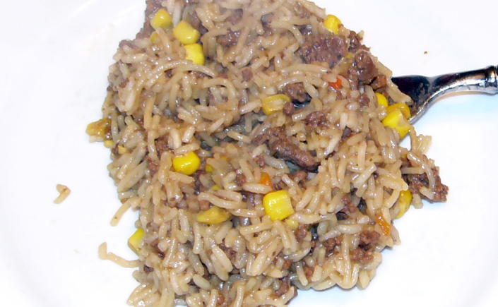 Beefy-Corn Rice-A-Roni Taco Style – Welcome to Rosemarie's Kitchen