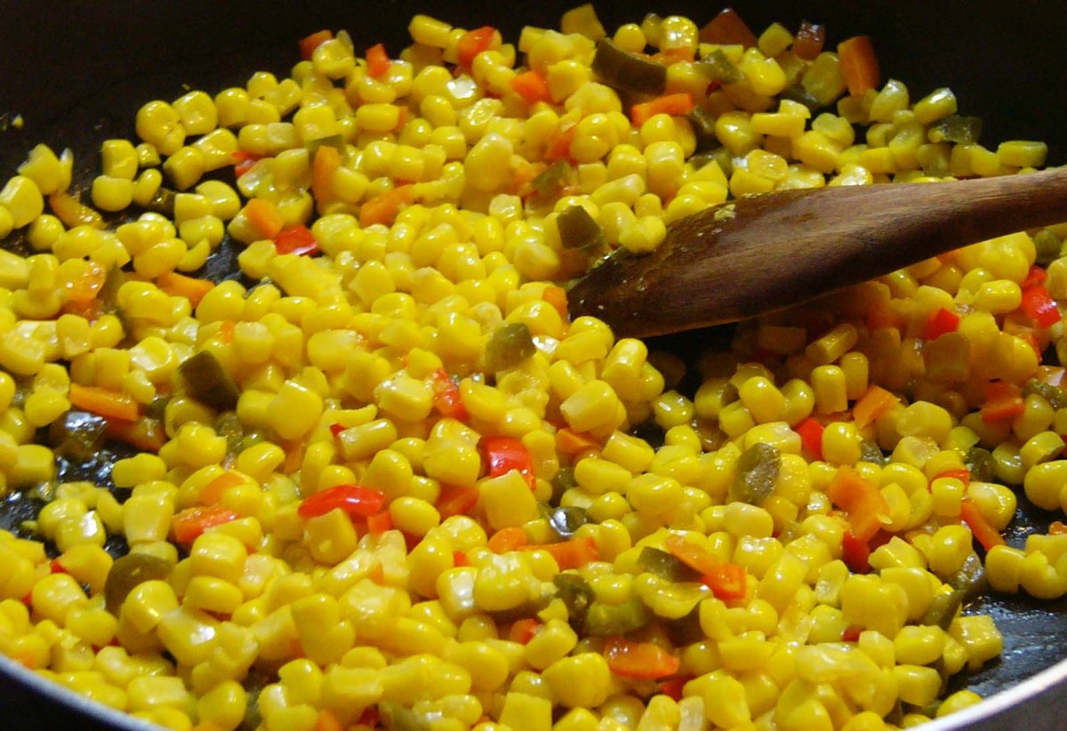 Colorful Mexican Pepper Skillet Corn – Welcome to Rosemarie's Kitchen