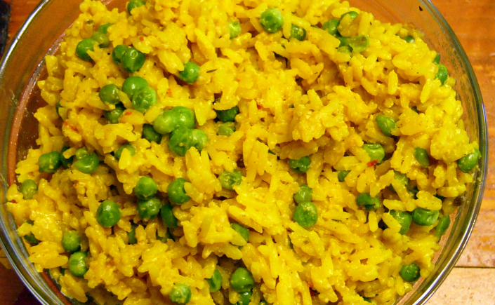 Island Rice with Peas – Welcome to Rosemarie's Kitchen
