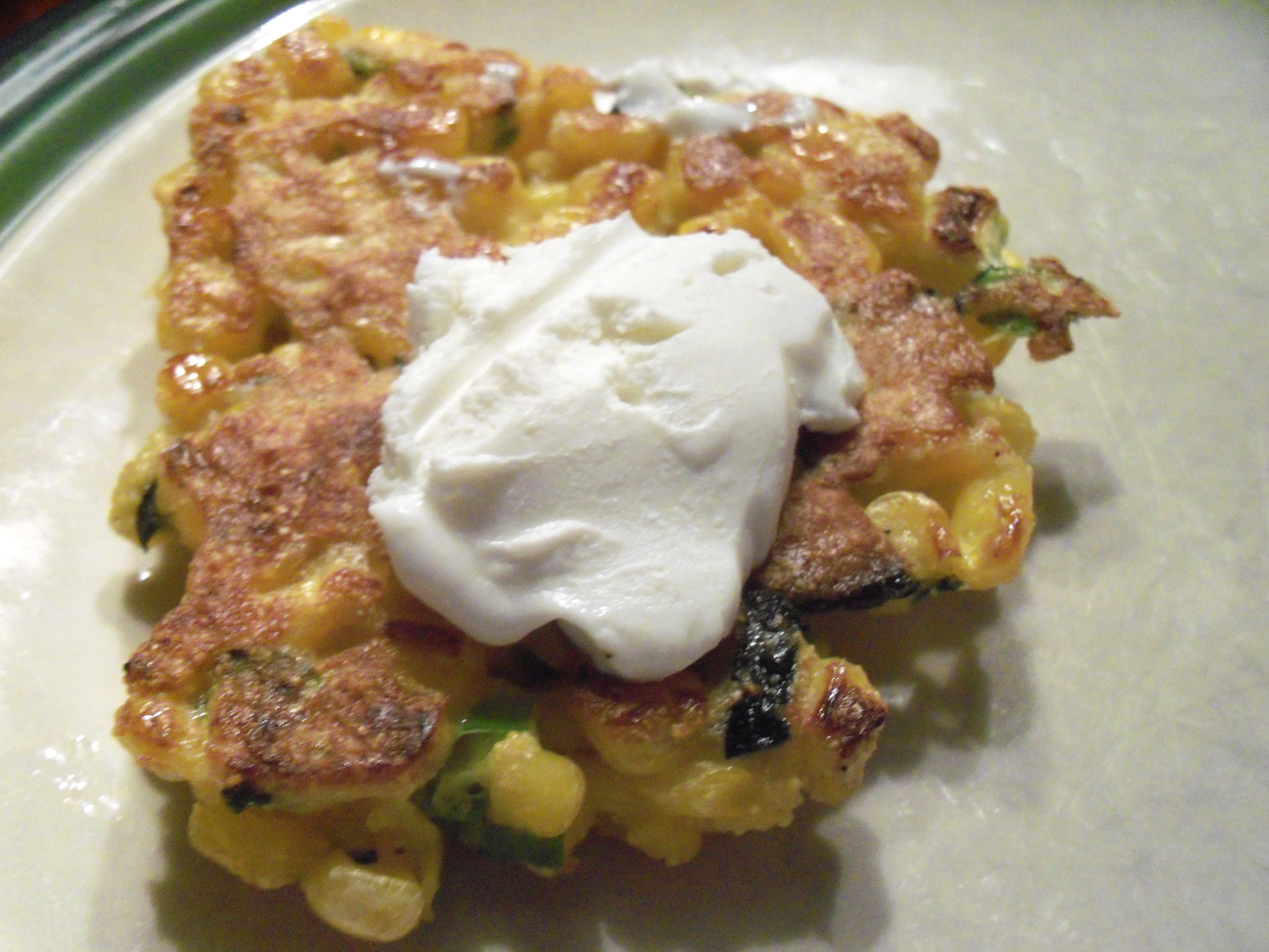 Corn Cakes with Whipped Goat Cheese – Welcome to Rosemarie's Kitchen