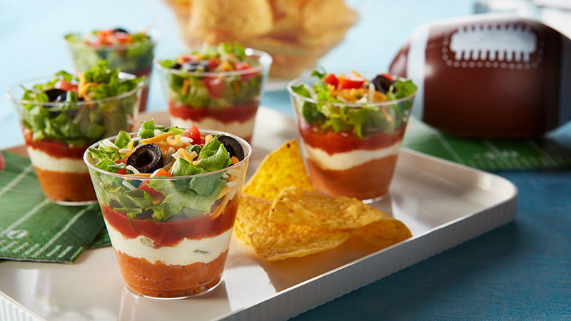 Tex-Mex Game Day Dip Cups – Welcome to Rosemarie's Kitchen