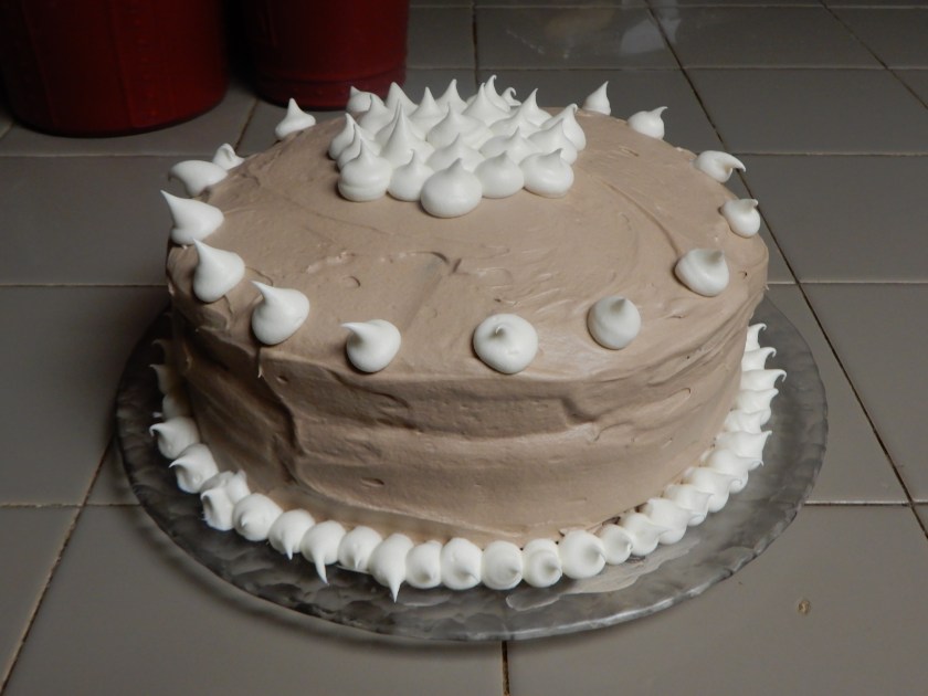 French Silk Layer Cake and a Peppermint Latte – Welcome to Rosemarie's ...