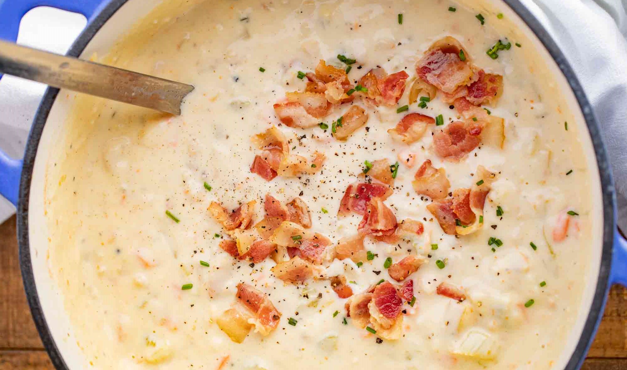 Smoky Bacon Clam Chowder – Welcome to Rosemarie's Kitchen